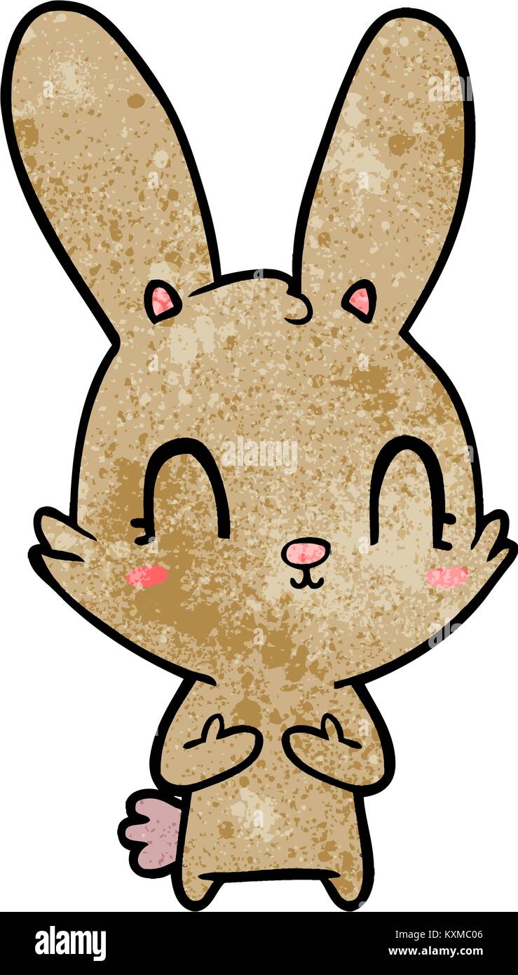 cute cartoon rabbit Stock Vector Image & Art - Alamy