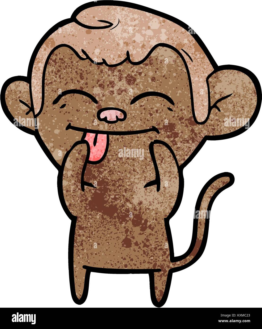 funny cartoon monkey Stock Vector Image & Art - Alamy
