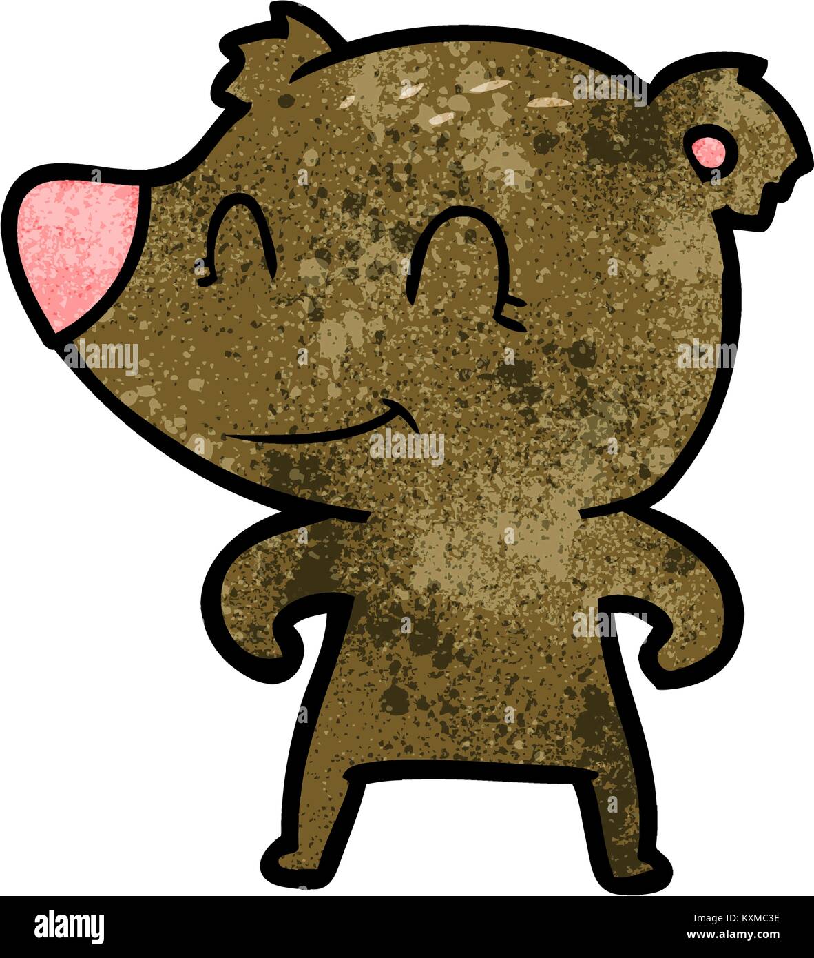 smiling bear cartoon Stock Vector Image & Art - Alamy