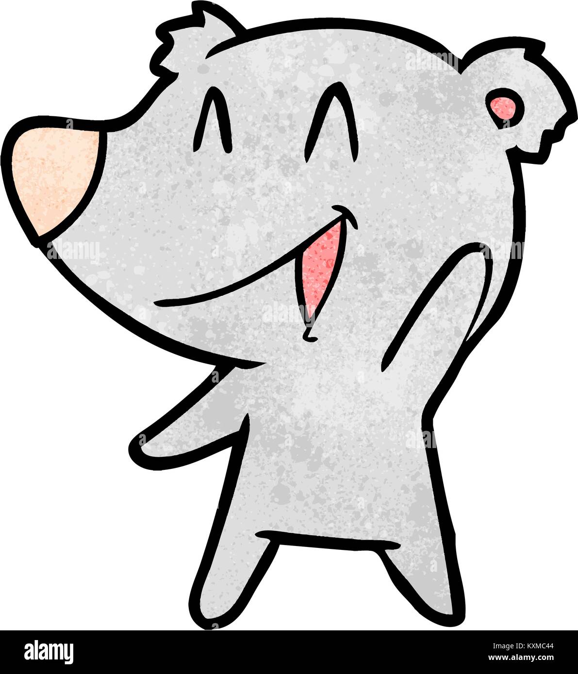 laughing bear cartoon Stock Vector Image & Art - Alamy