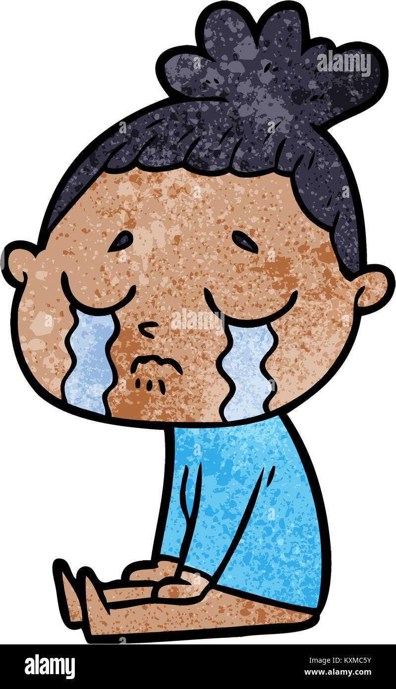 cartoon crying woman Stock Vector Image & Art - Alamy
