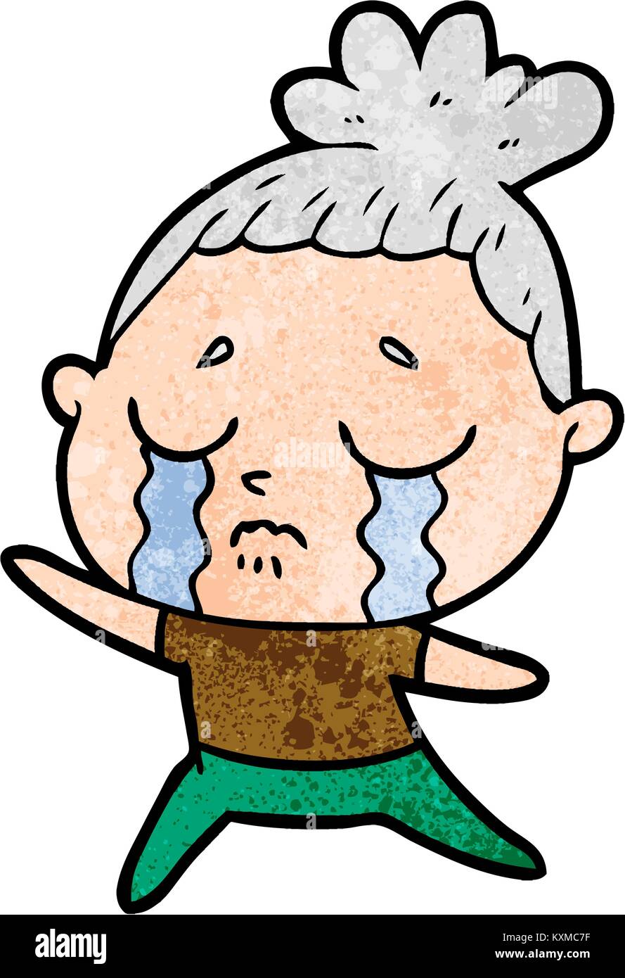 cartoon crying woman Stock Vector Image & Art - Alamy