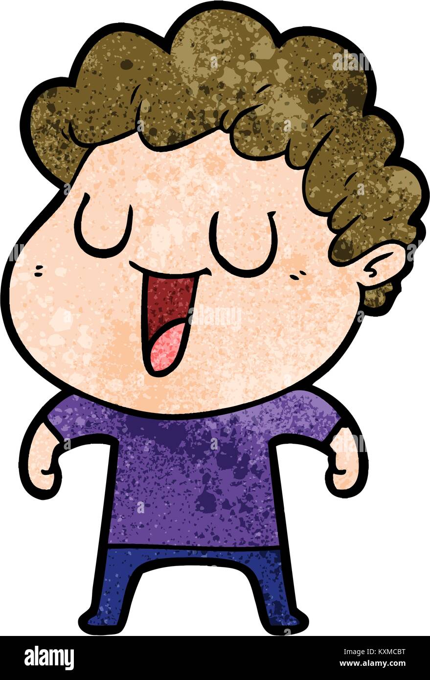 laughing cartoon man Stock Vector Image & Art - Alamy