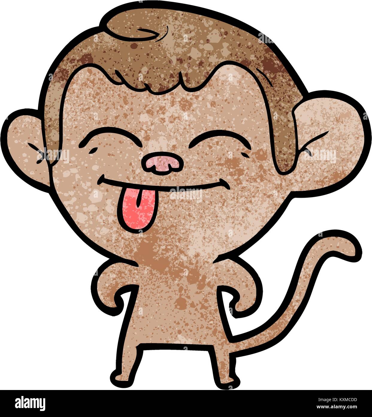 funny cartoon monkey Stock Vector Image & Art - Alamy