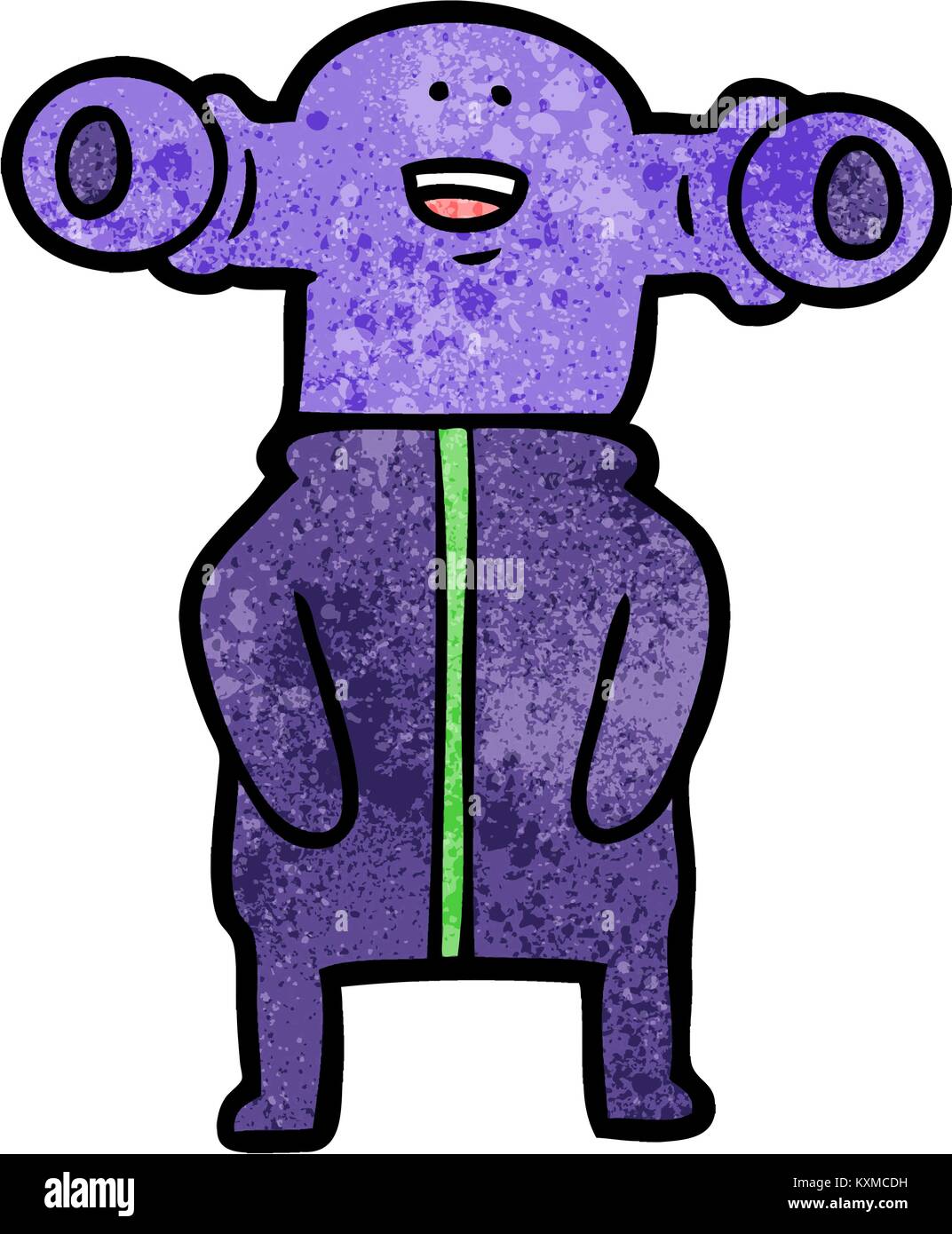 friendly cartoon alien Stock Vector Image & Art - Alamy