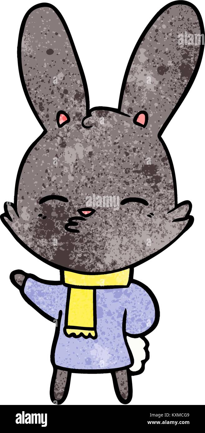 curious bunny cartoon Stock Vector Image & Art - Alamy