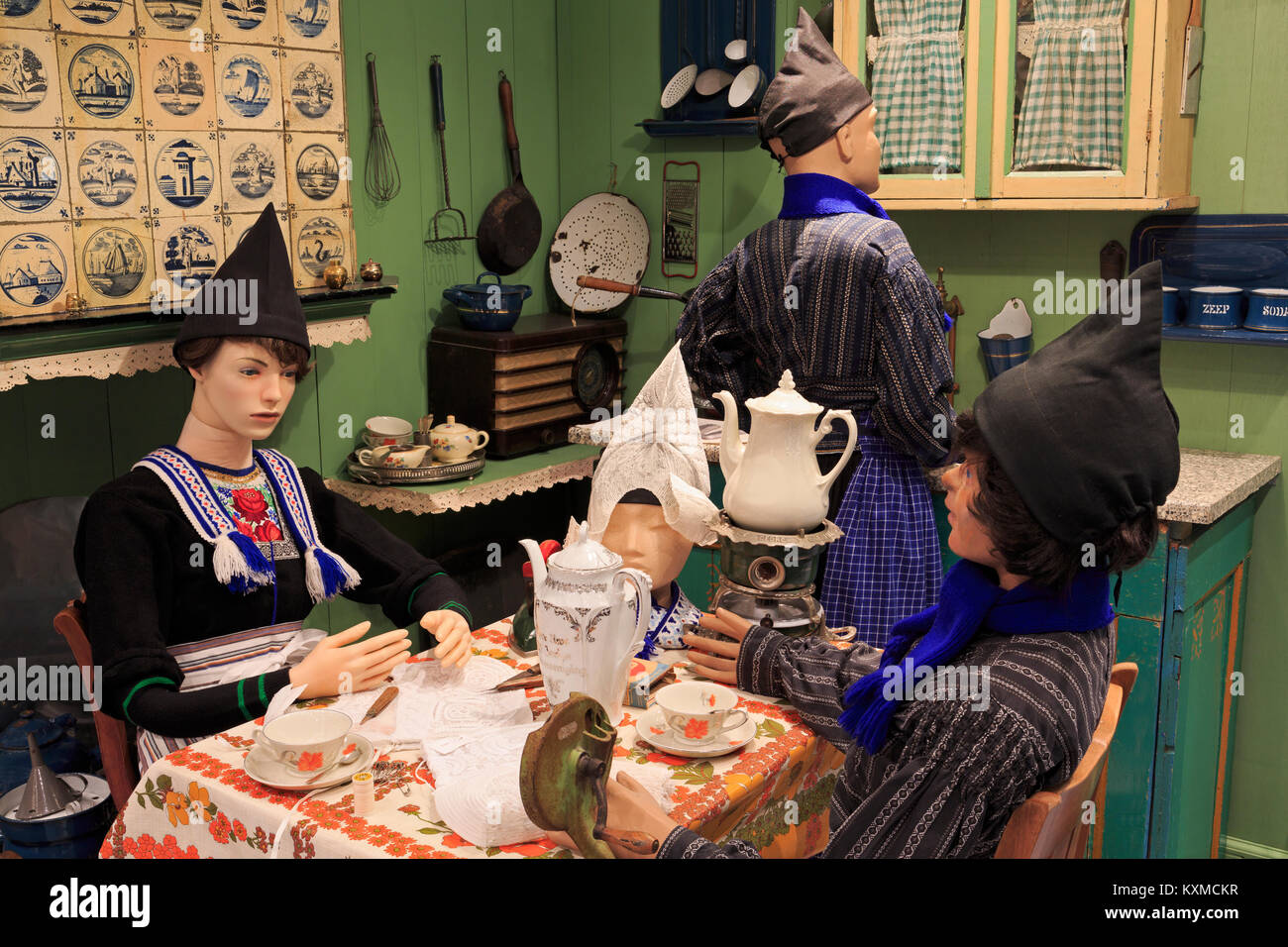 Volendams Museum, Volendam, North Holland, Netherlands, Europe Stock ...