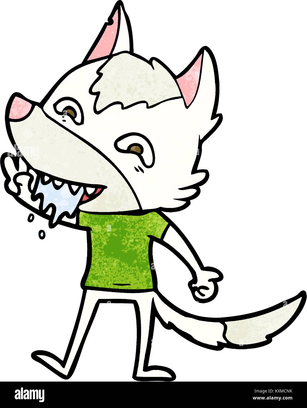 cartoon hungry wolf Stock Vector Image & Art - Alamy