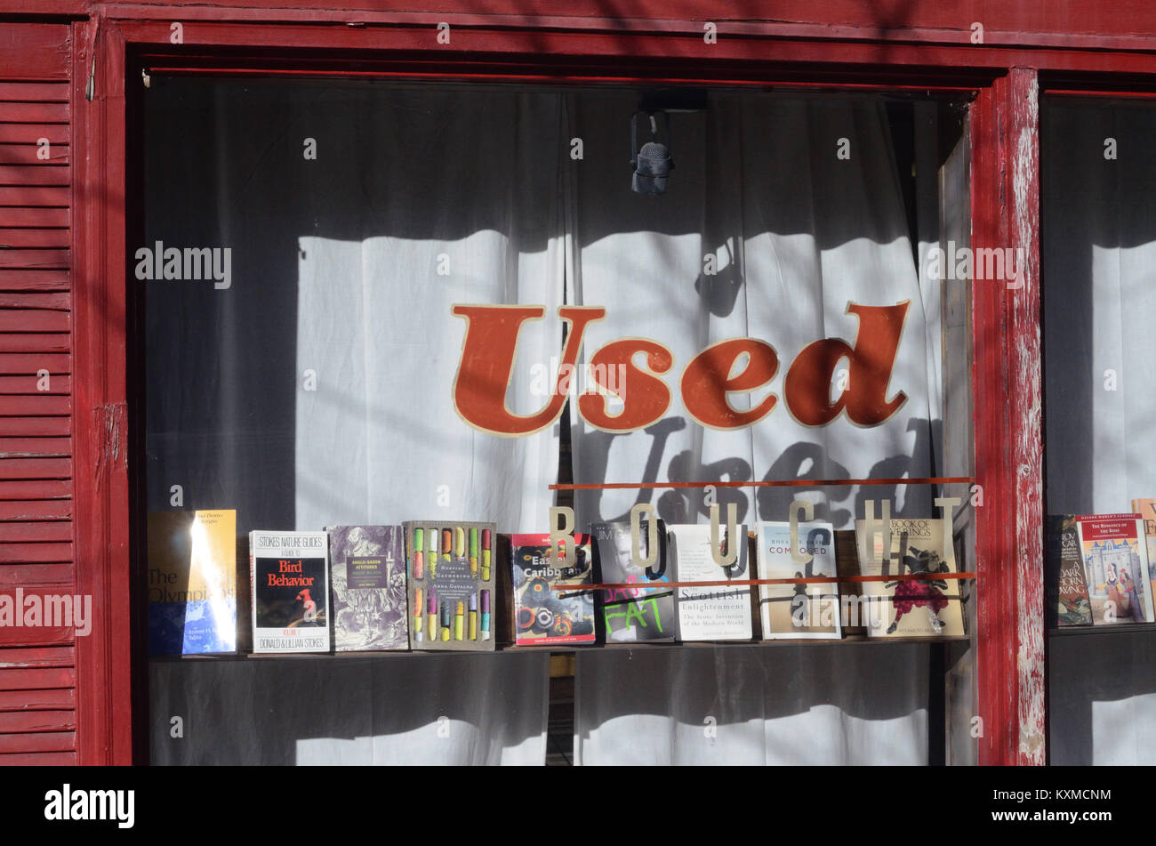 Used Books. Red Letter Books, Boulder, CO Stock Photo - Alamy
