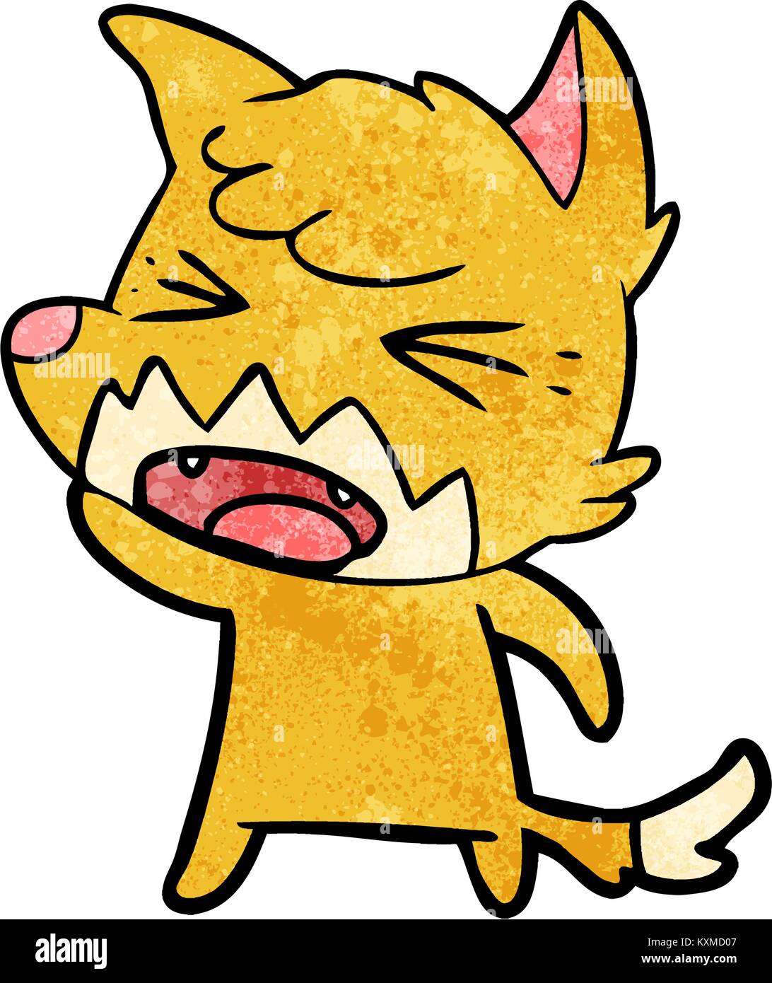 angry cartoon fox Stock Vector Image & Art - Alamy