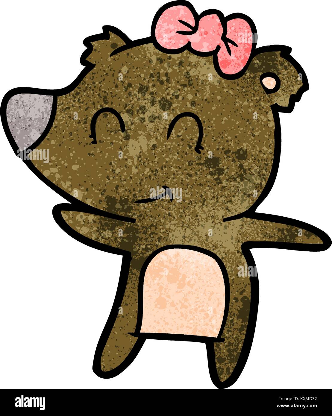 female bear cartoon Stock Vector Image & Art - Alamy