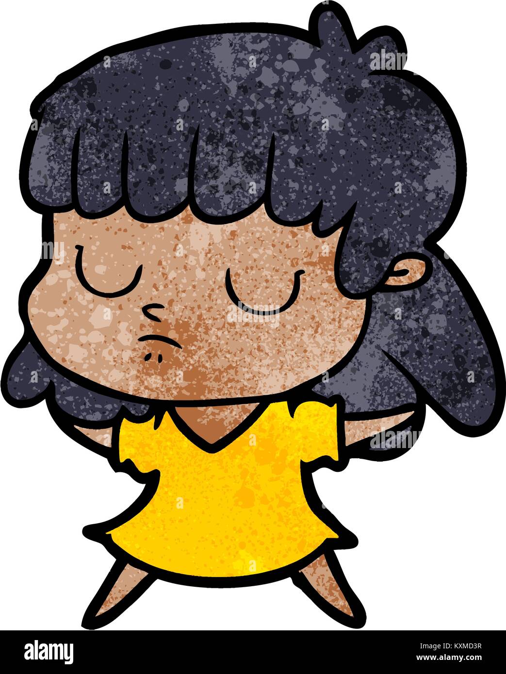 cartoon indifferent woman Stock Vector Image & Art - Alamy