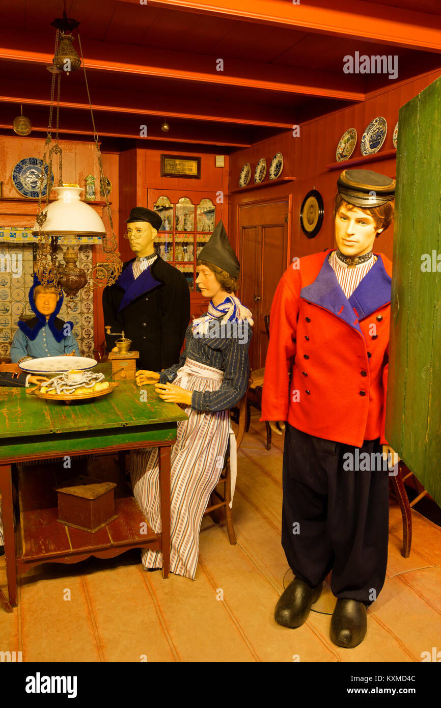 Volendams Museum, Volendam, North Holland, Netherlands, Europe Stock ...