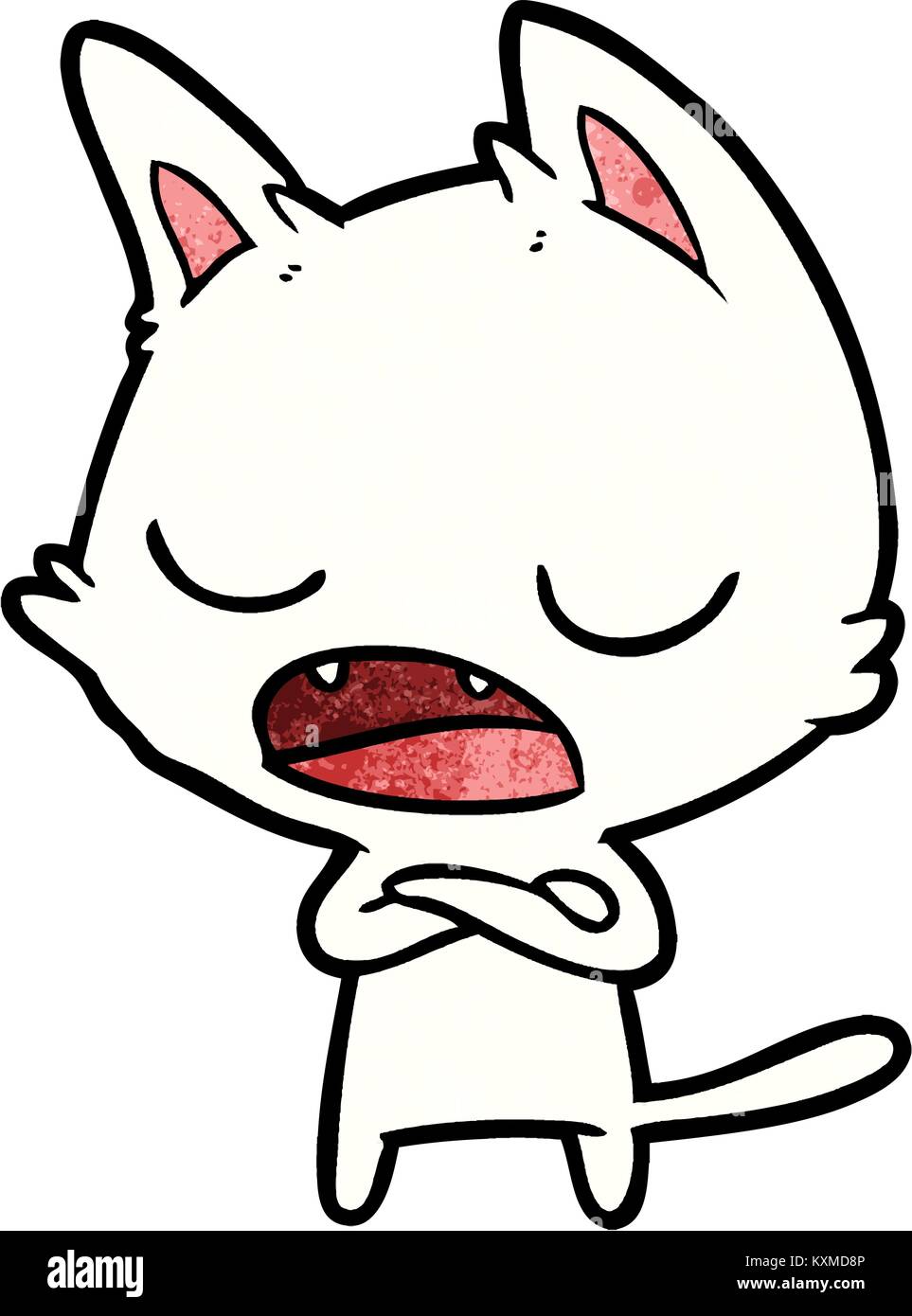 talking cat cartoon Stock Vector Image & Art - Alamy