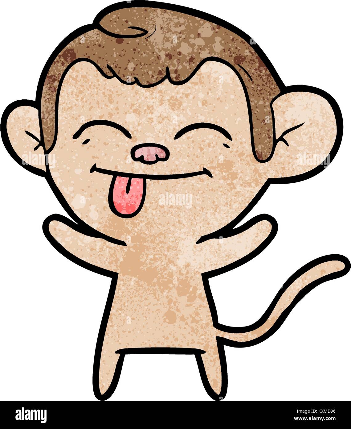 funny cartoon monkey Stock Vector Image & Art - Alamy