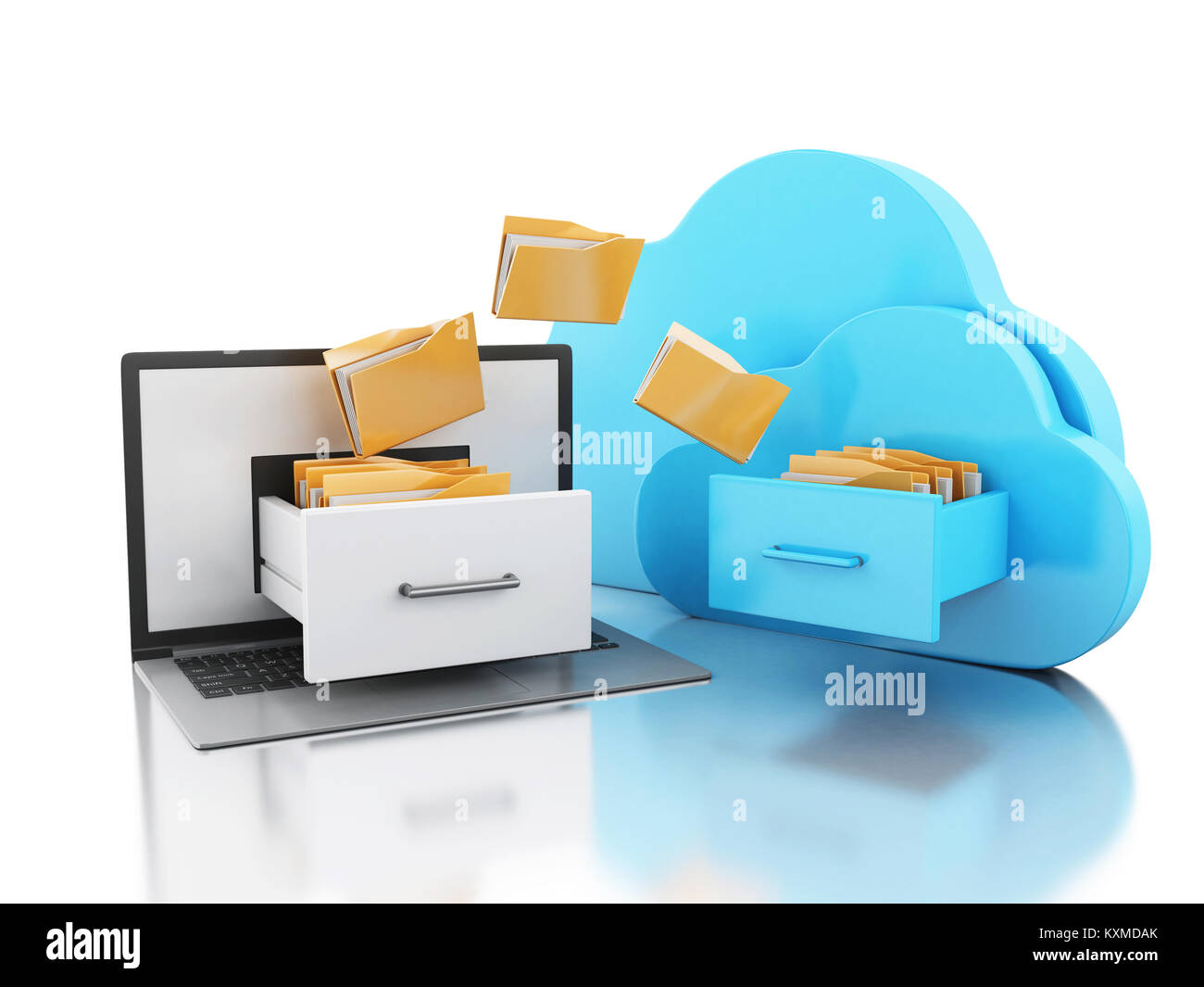 Transferring information Cut Out Stock Images & Pictures - Alamy