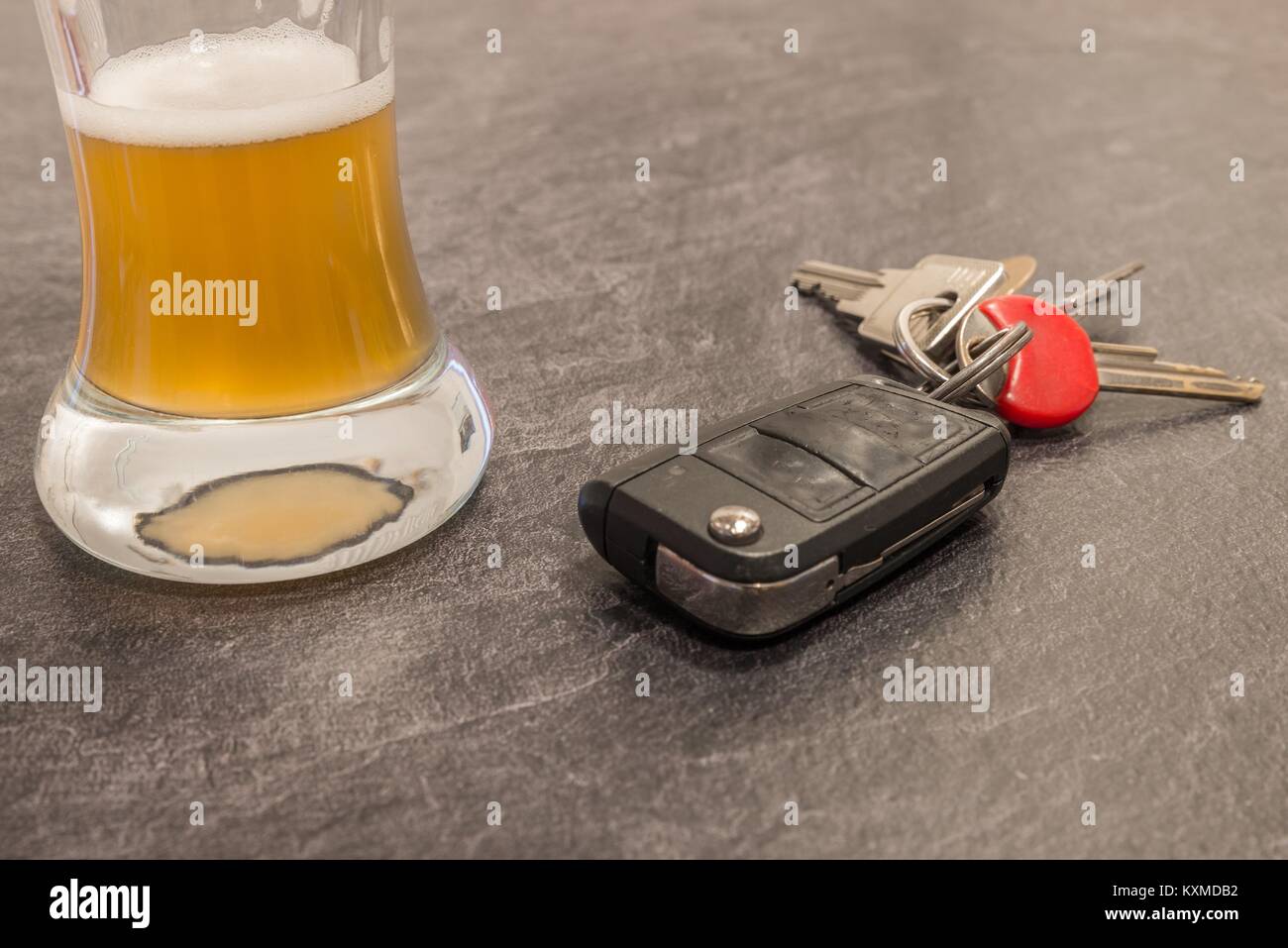 Glass beer night club table hi-res stock photography and images - Alamy