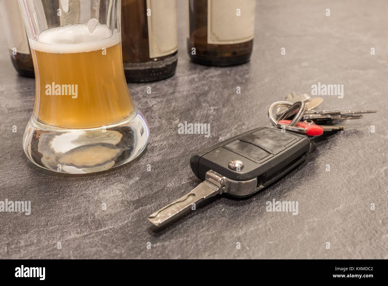 Glass beer night club table hi-res stock photography and images - Alamy