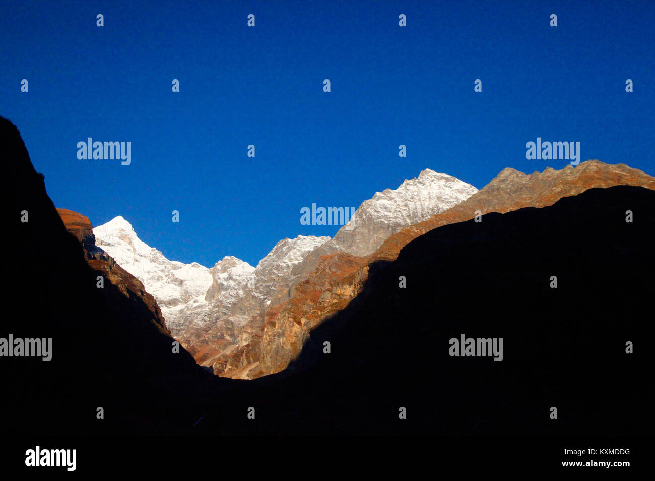 Nilkantha (mountain),View of Himalaya from Badarinath, Himalaya, India ...