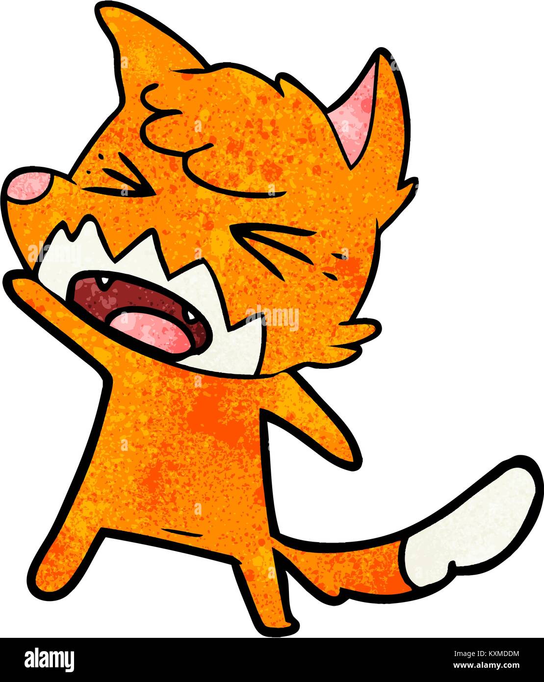 angry cartoon fox Stock Vector Image & Art - Alamy