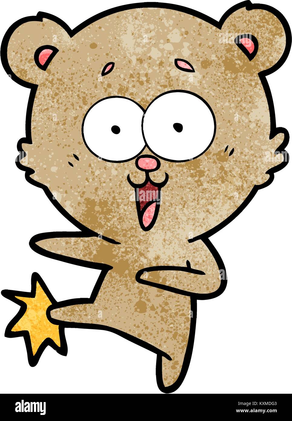 laughing teddy bear cartoon Stock Vector Image & Art - Alamy