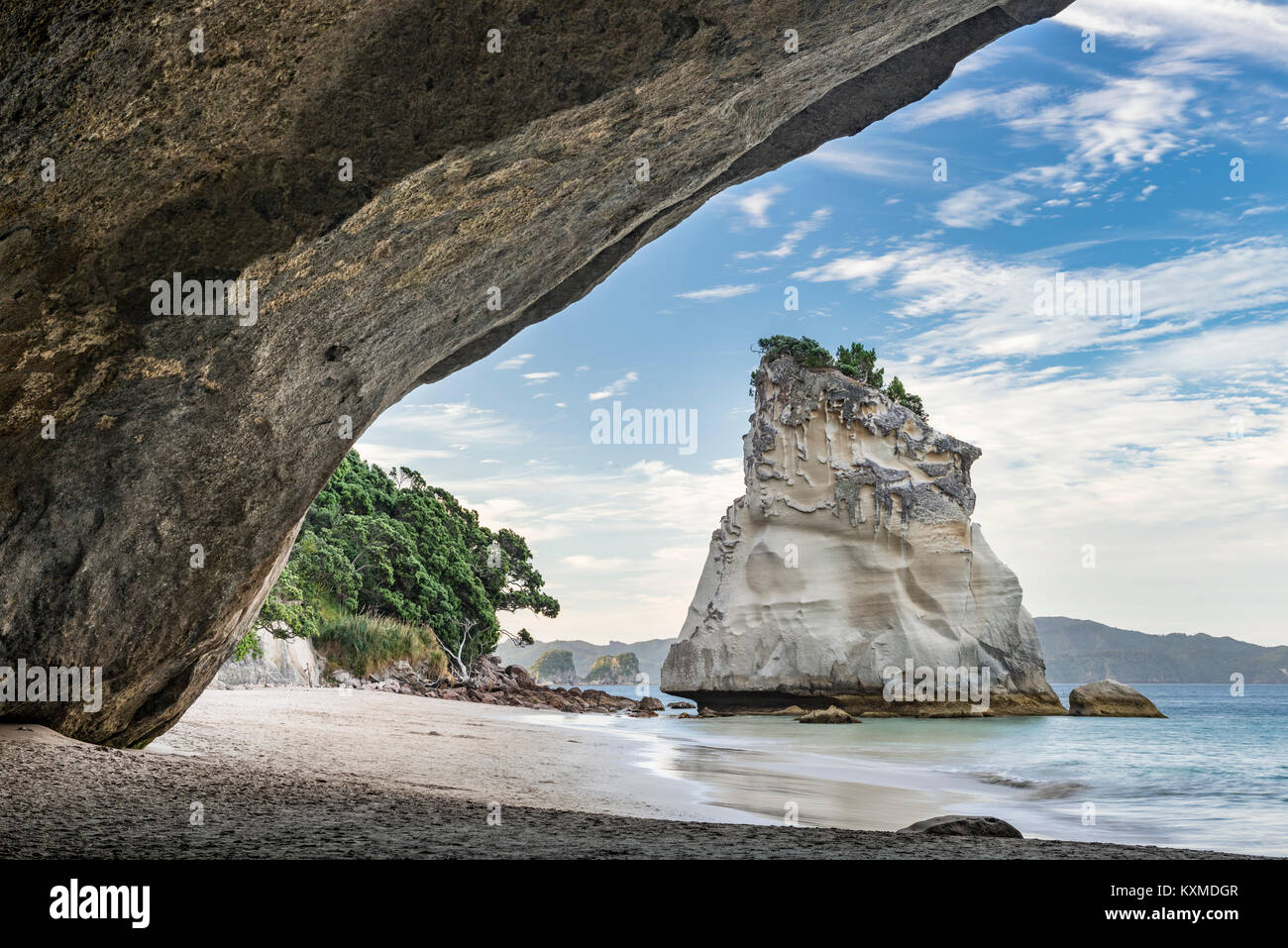Cathedral Cove, Coromandel Peninsula, New Zealand Stock Photo - Alamy