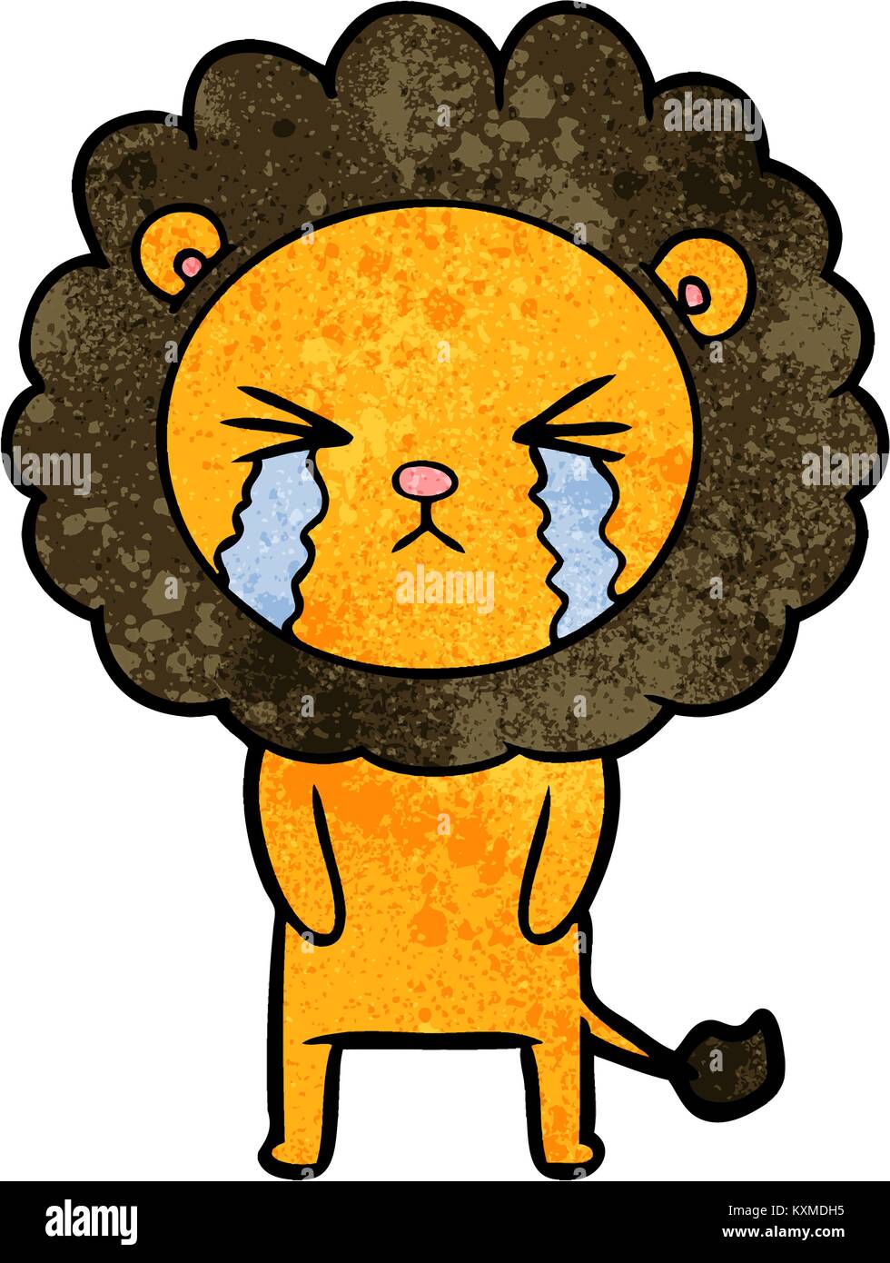 cartoon crying lion Stock Vector Image & Art - Alamy
