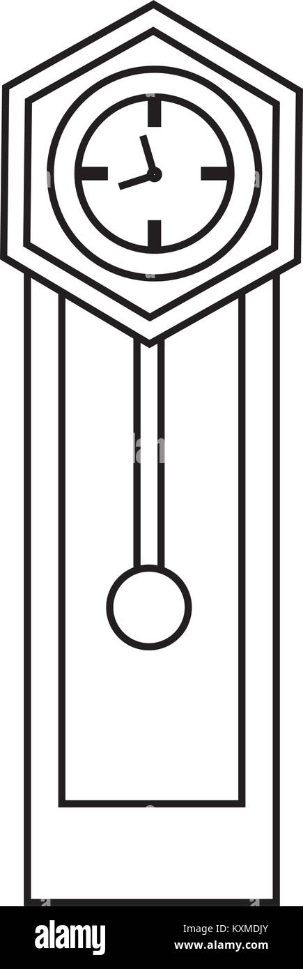 antique clock icon Stock Vector Image & Art - Alamy