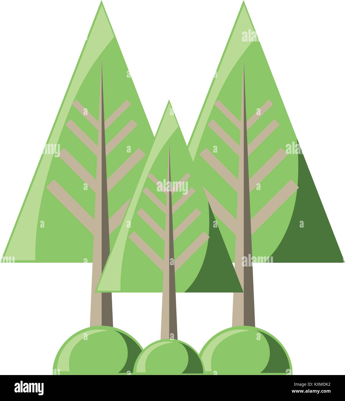 pine trees icon Stock Vector Image & Art - Alamy