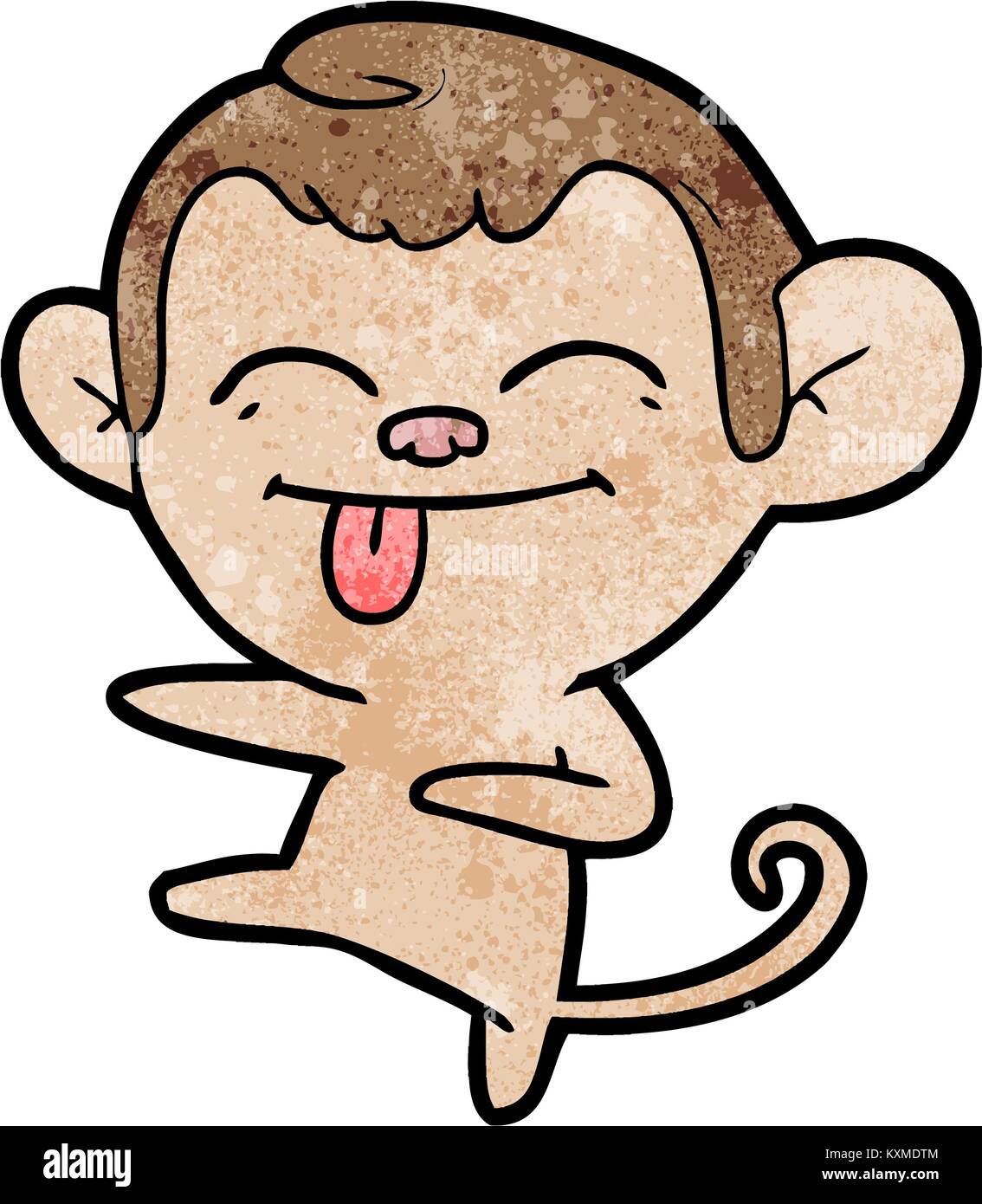 funny cartoon monkey pointing Stock Vector Image & Art - Alamy