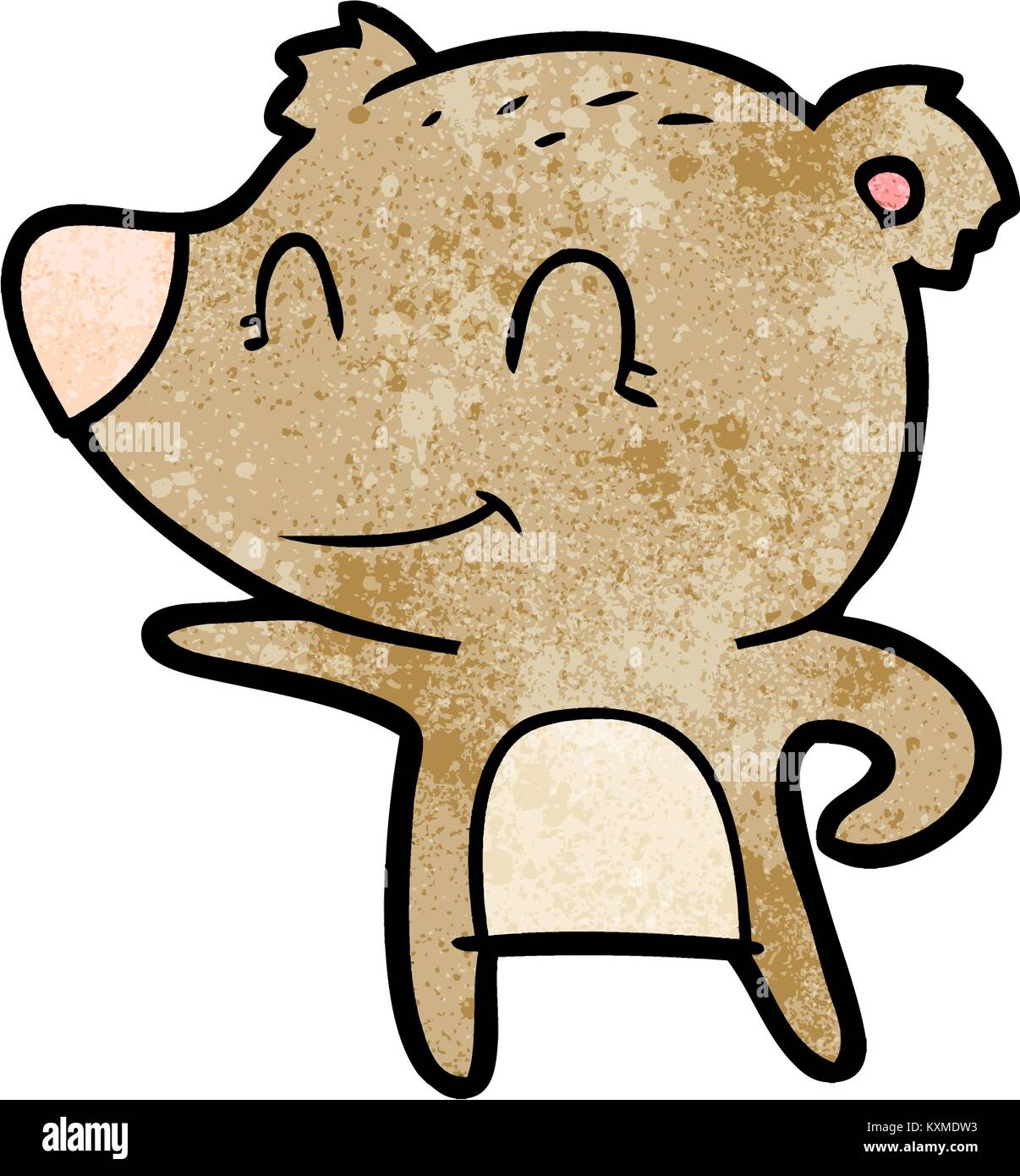 friendly bear cartoon Stock Vector Image & Art - Alamy