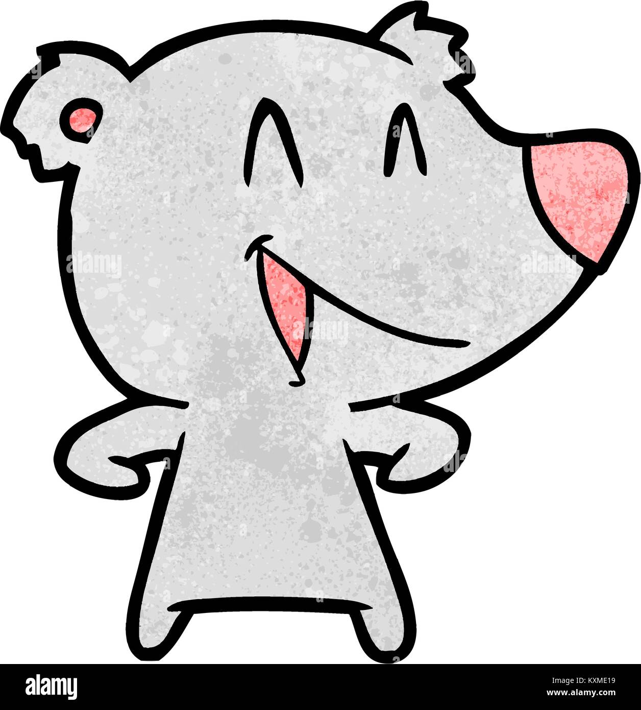 laughing bear cartoon Stock Vector Image & Art - Alamy