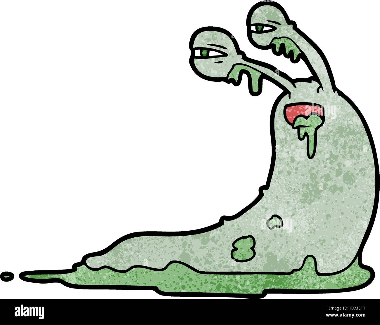 gross cartoon slug Stock Vector Image & Art - Alamy