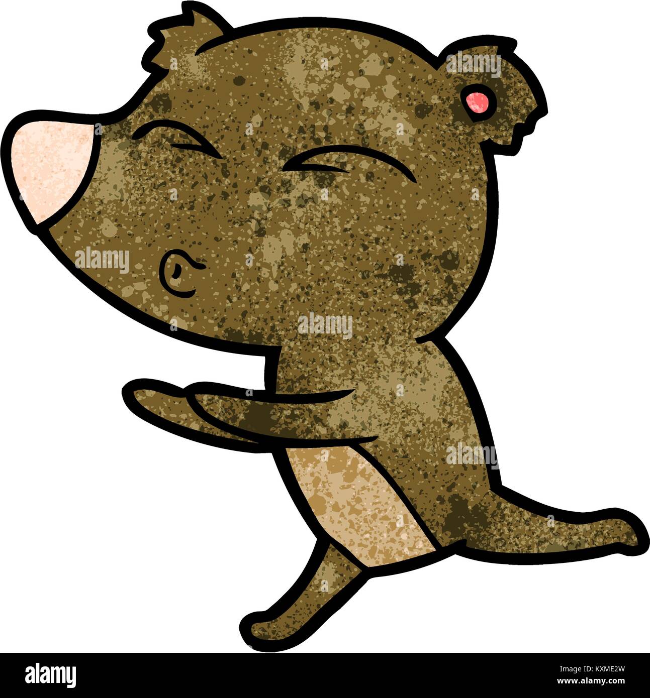cartoon running bear Stock Vector Image & Art - Alamy