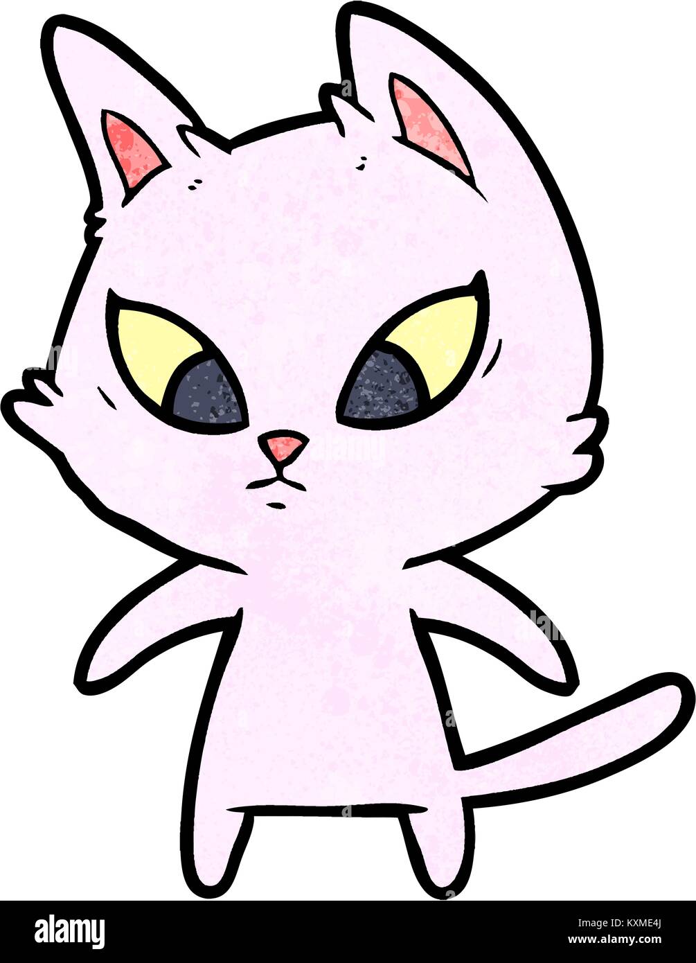 confused cartoon cat Stock Vector Image & Art - Alamy