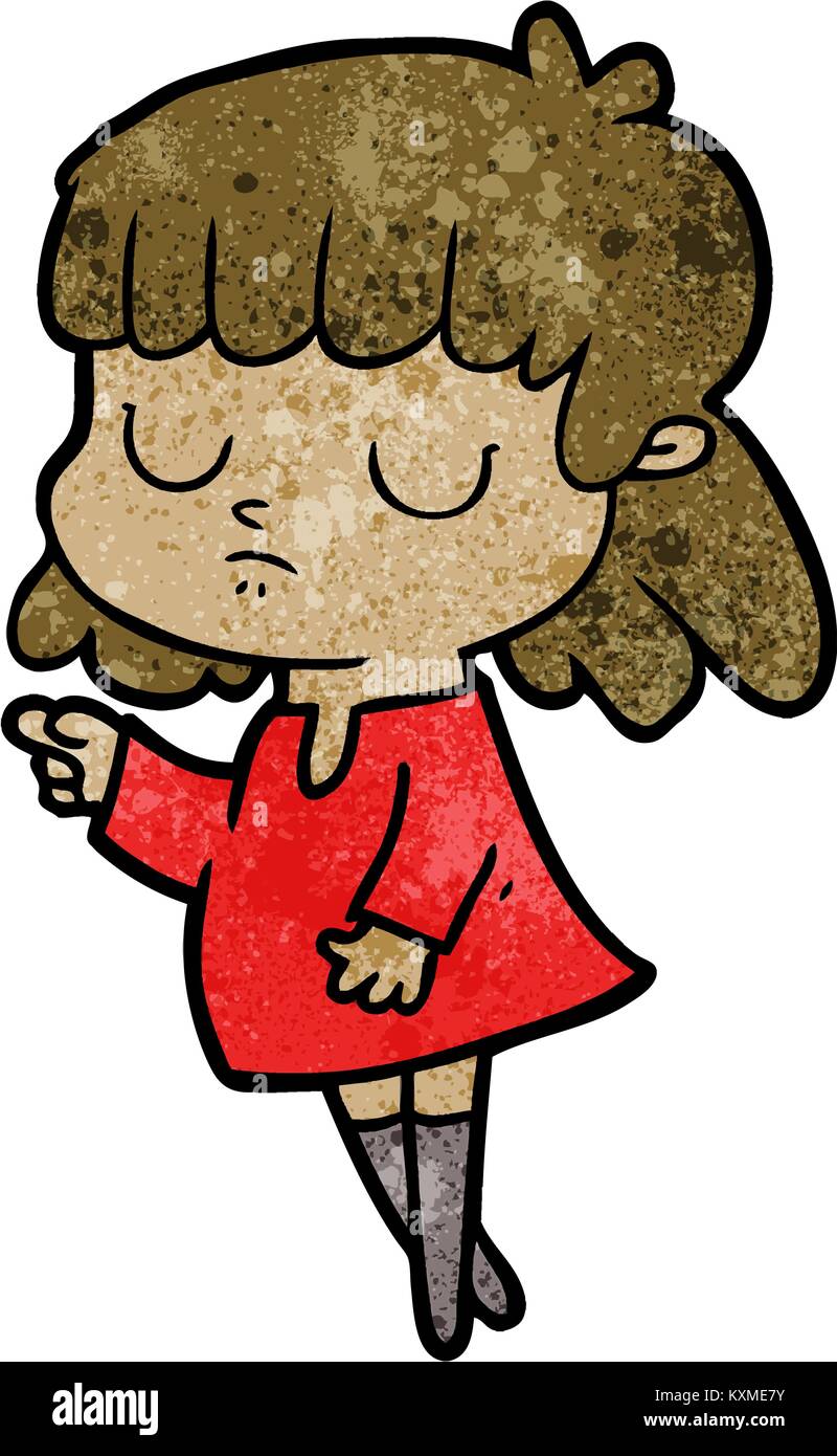 cartoon indifferent woman Stock Vector Image & Art - Alamy