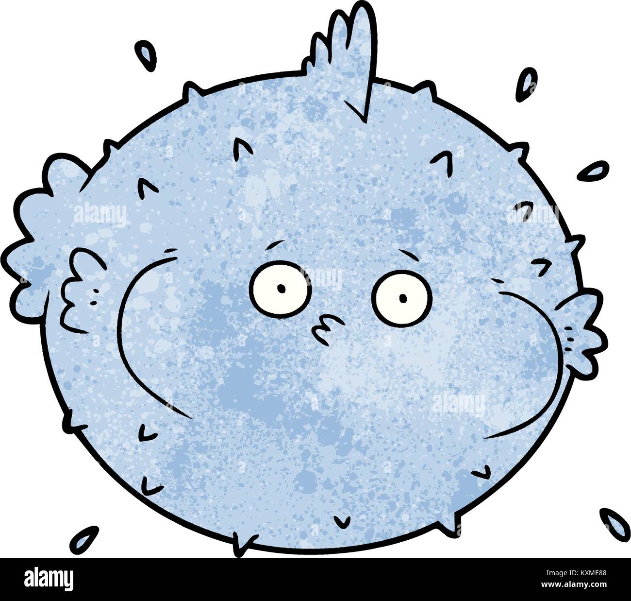cartoon puffer fish Stock Vector Image & Art - Alamy