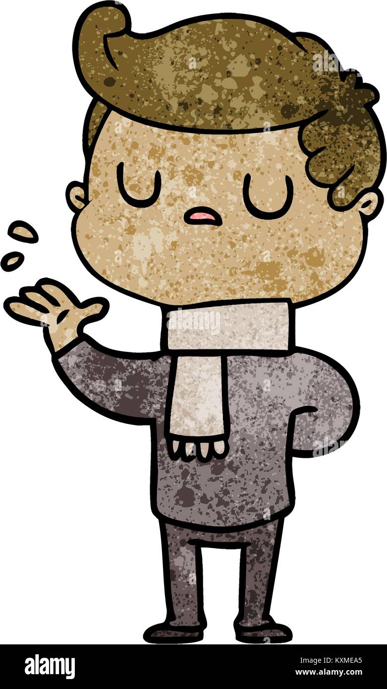 cartoon aloof man Stock Vector Image & Art - Alamy