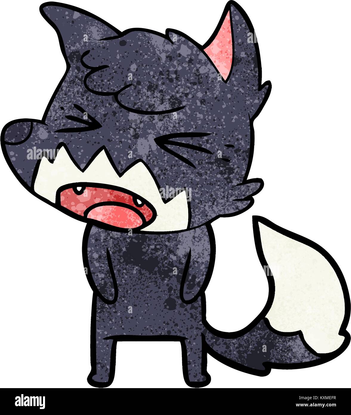 angry cartoon fox Stock Vector Image & Art - Alamy