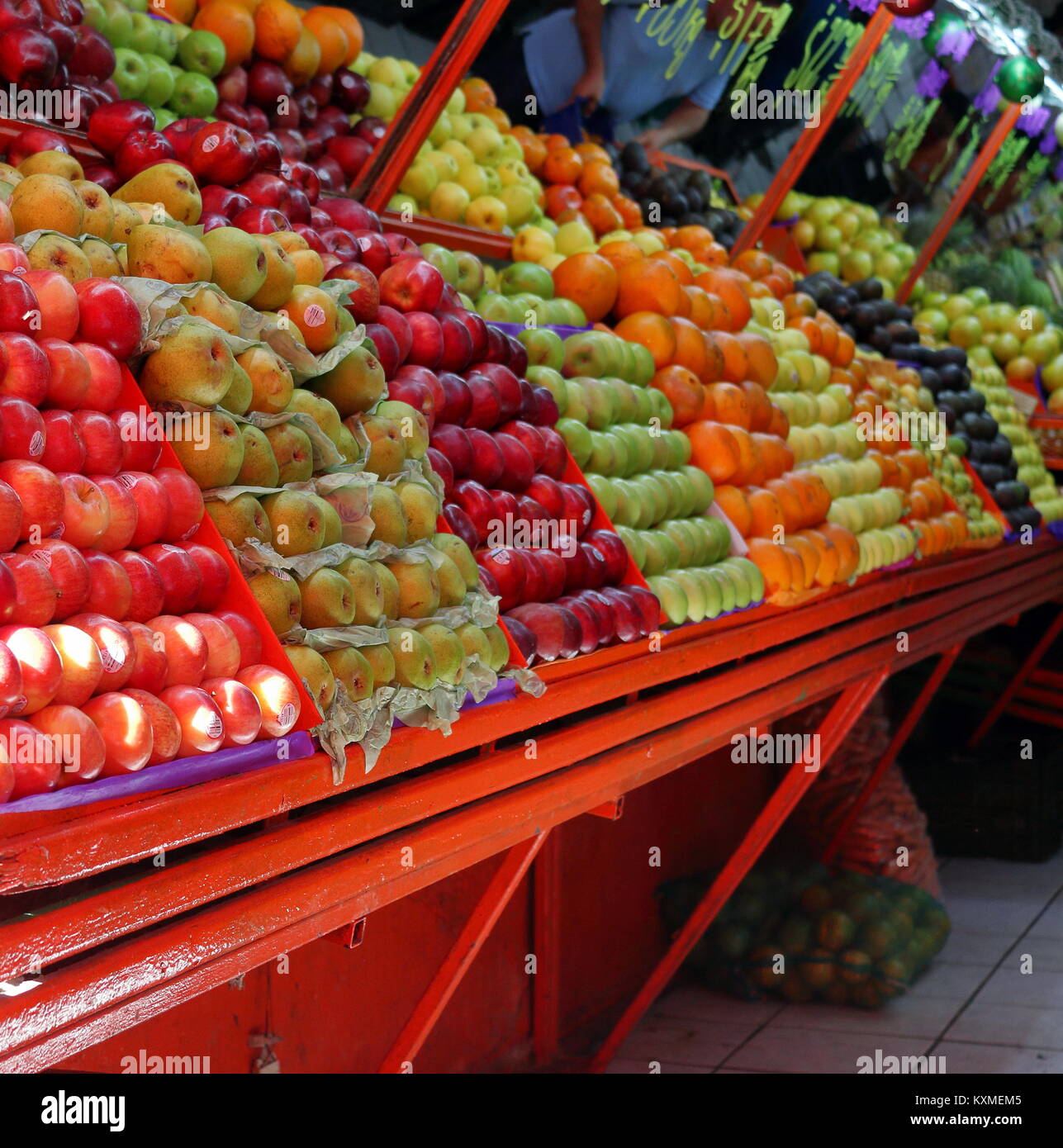 Fresh Produce Stand in Puerto Vallarta, Mexico Stock Photo - Alamy