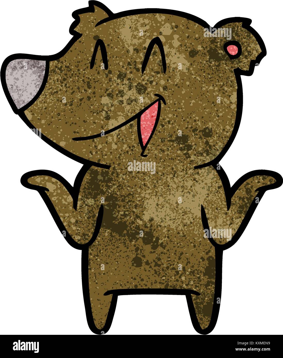 laughing bear cartoon Stock Vector Image & Art - Alamy