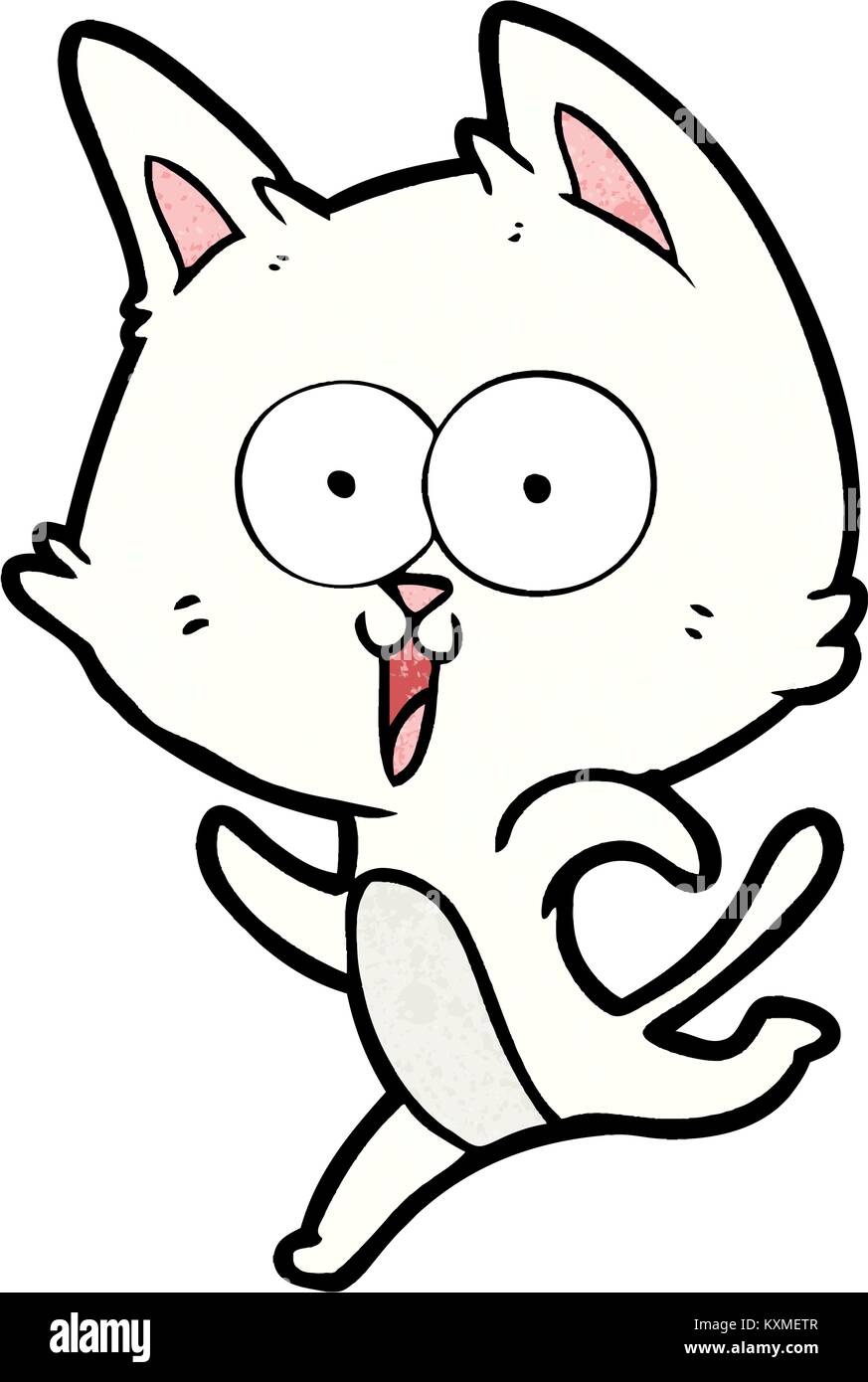 Funny Cartoon Cat Stock Vector Image And Art Alamy