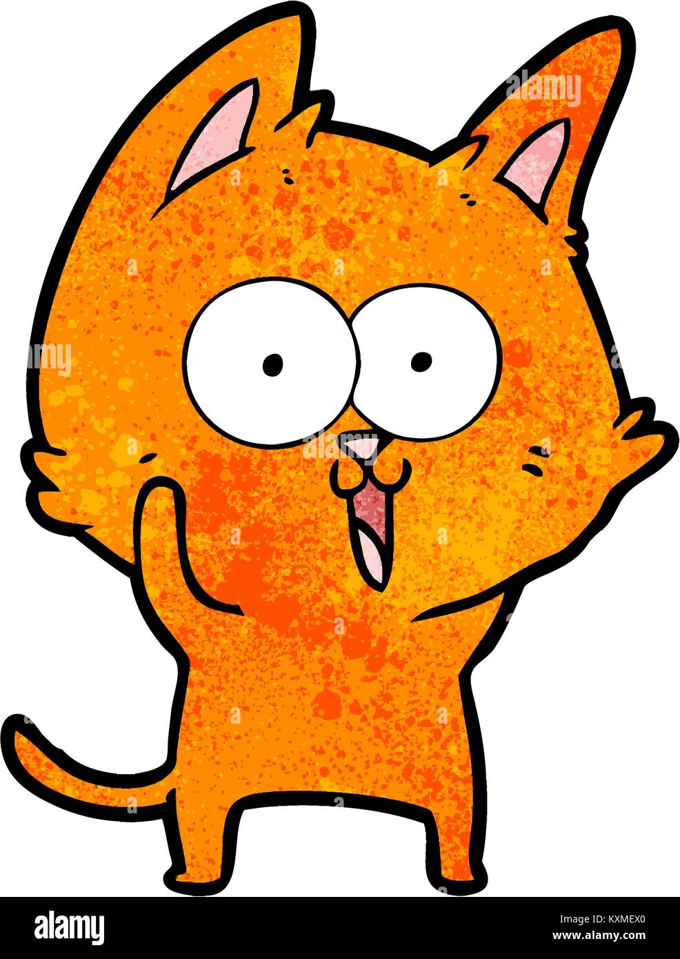 funny cartoon cat Stock Vector Image & Art - Alamy