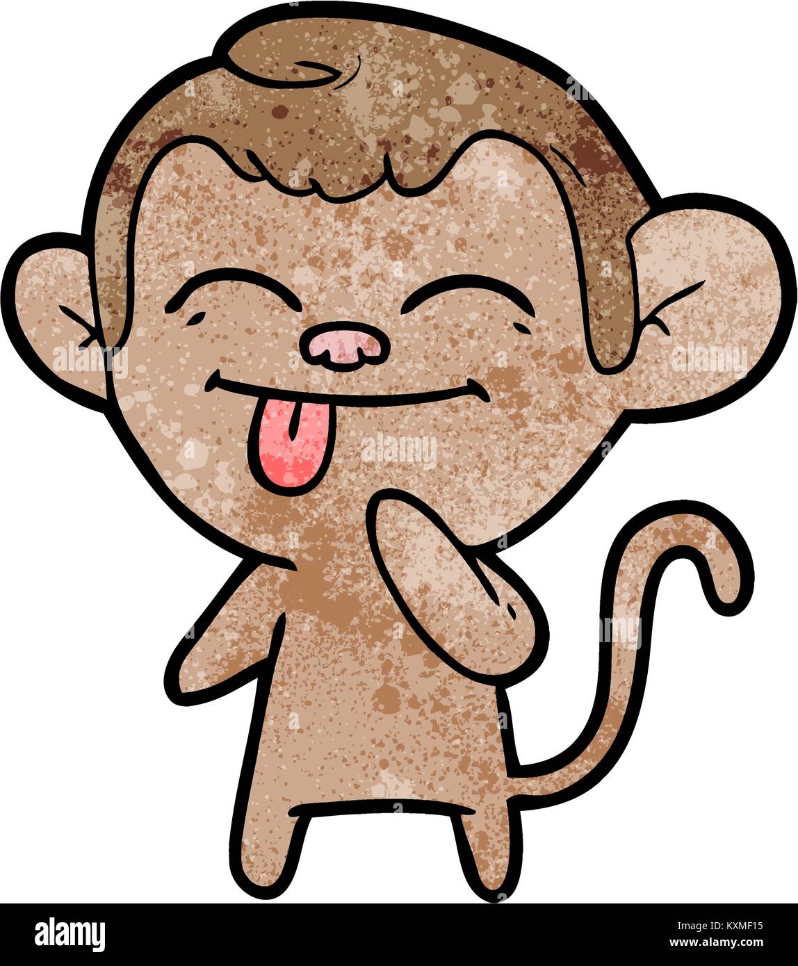 funny cartoon monkey Stock Vector Image & Art - Alamy
