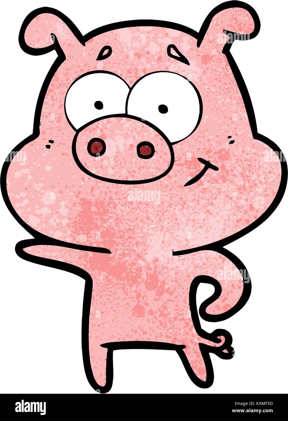 cartoon pig pointing Stock Vector Image & Art - Alamy