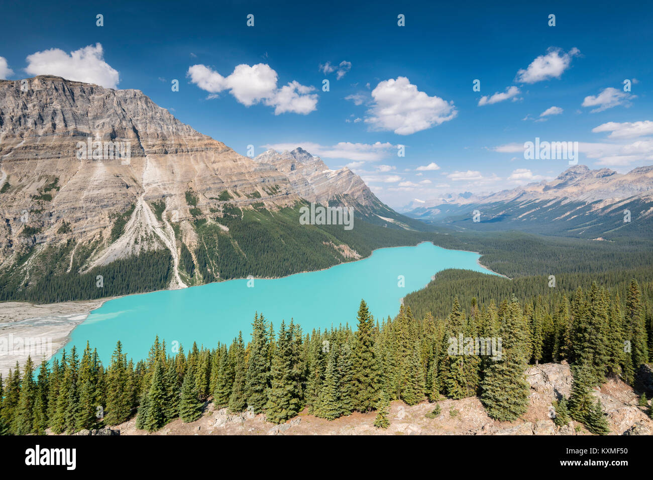 Peyto Lake, Banff National Park, Alberta, Canada Stock Photo - Alamy