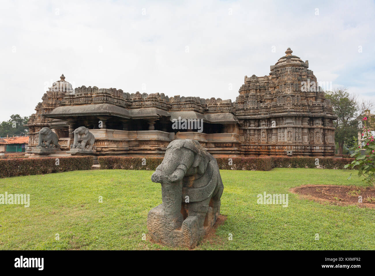 India, Karnataka, Belavadi, Veera Narayana Temple Stock Photo - Alamy