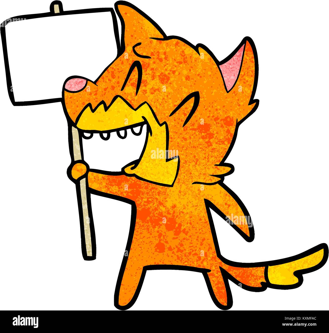 laughing fox cartoon Stock Vector Image & Art - Alamy