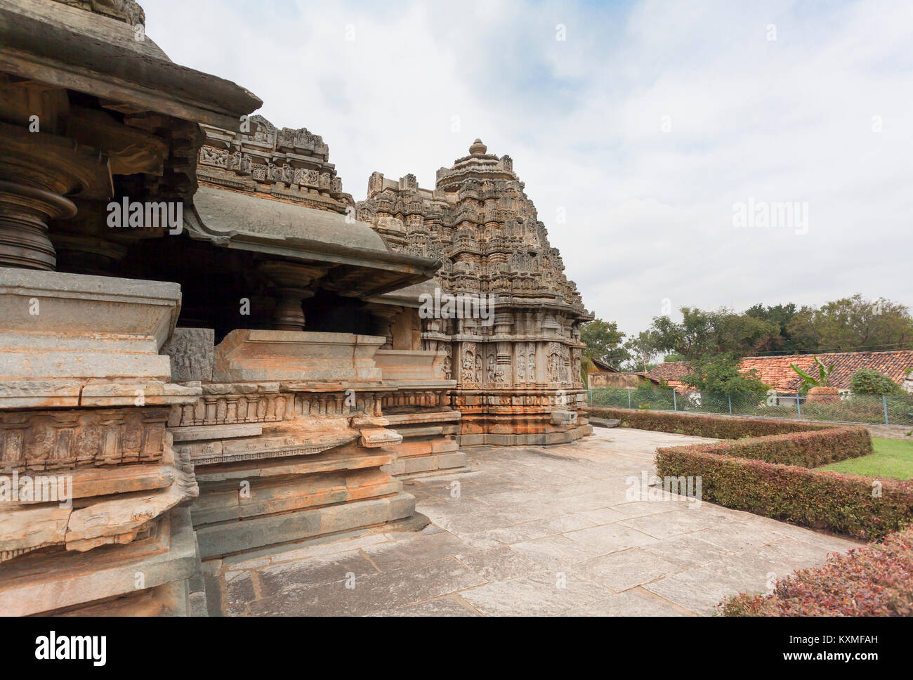 India, Karnataka, Belavadi, Veera Narayana Temple Stock Photo - Alamy