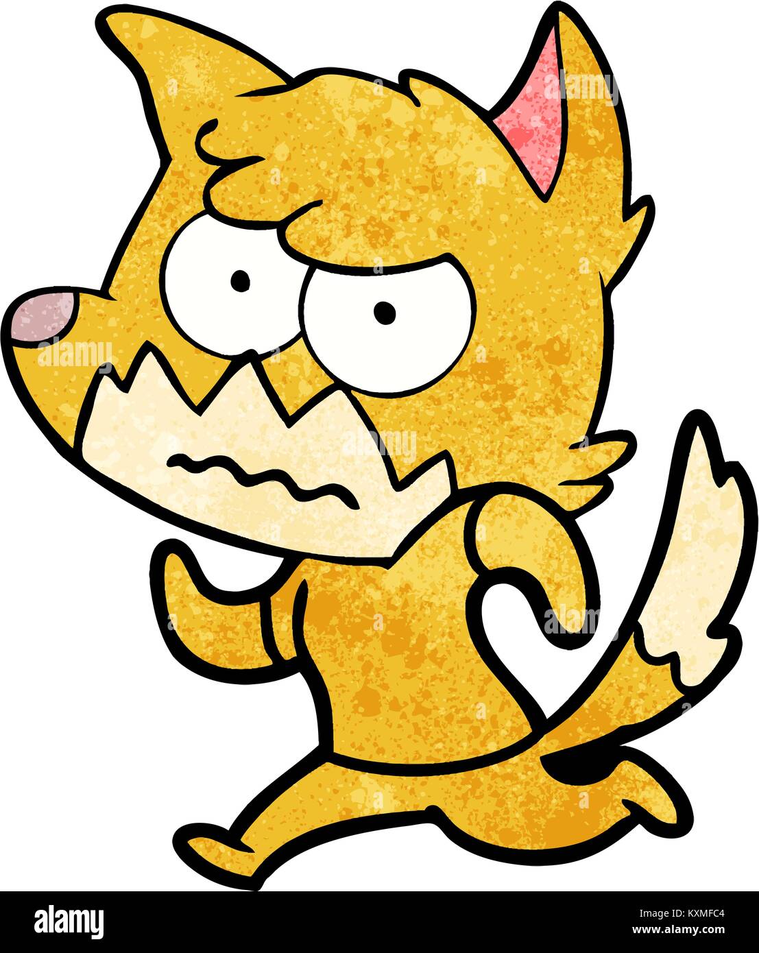cartoon annoyed fox Stock Vector Image & Art - Alamy